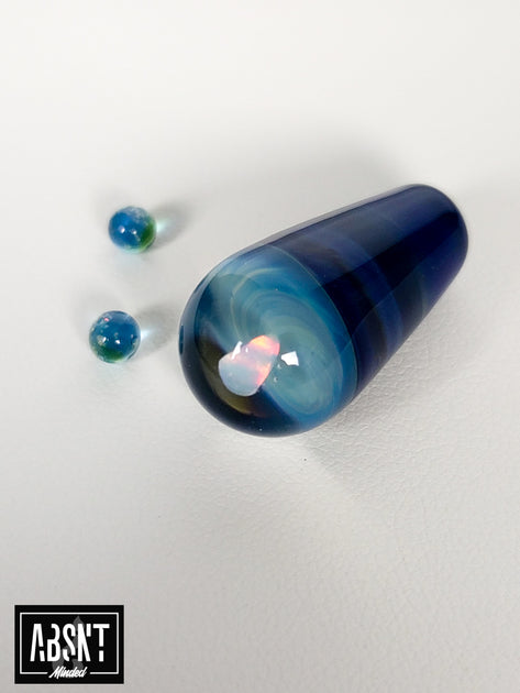 Captain Glass Puffco Pro oculus plug cap with pearls – ABSNTMINDED